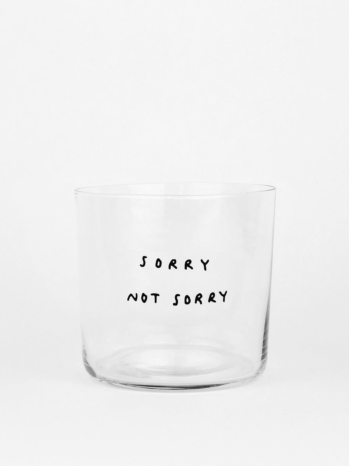 sorry not sorry glass | yahya studio by johanna schwarzer – Yahya Studio